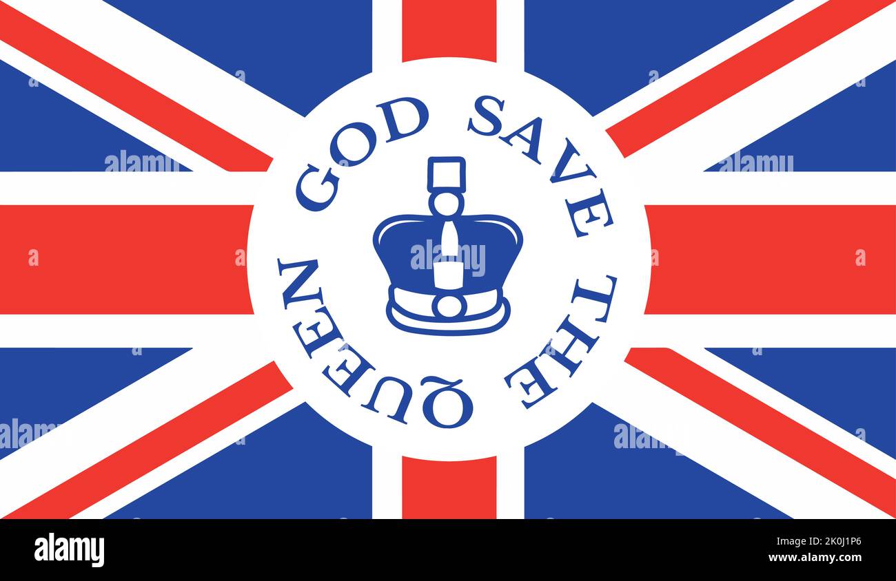 The Queens death. RIP, God save the Queen. Rest in peace poster with ...