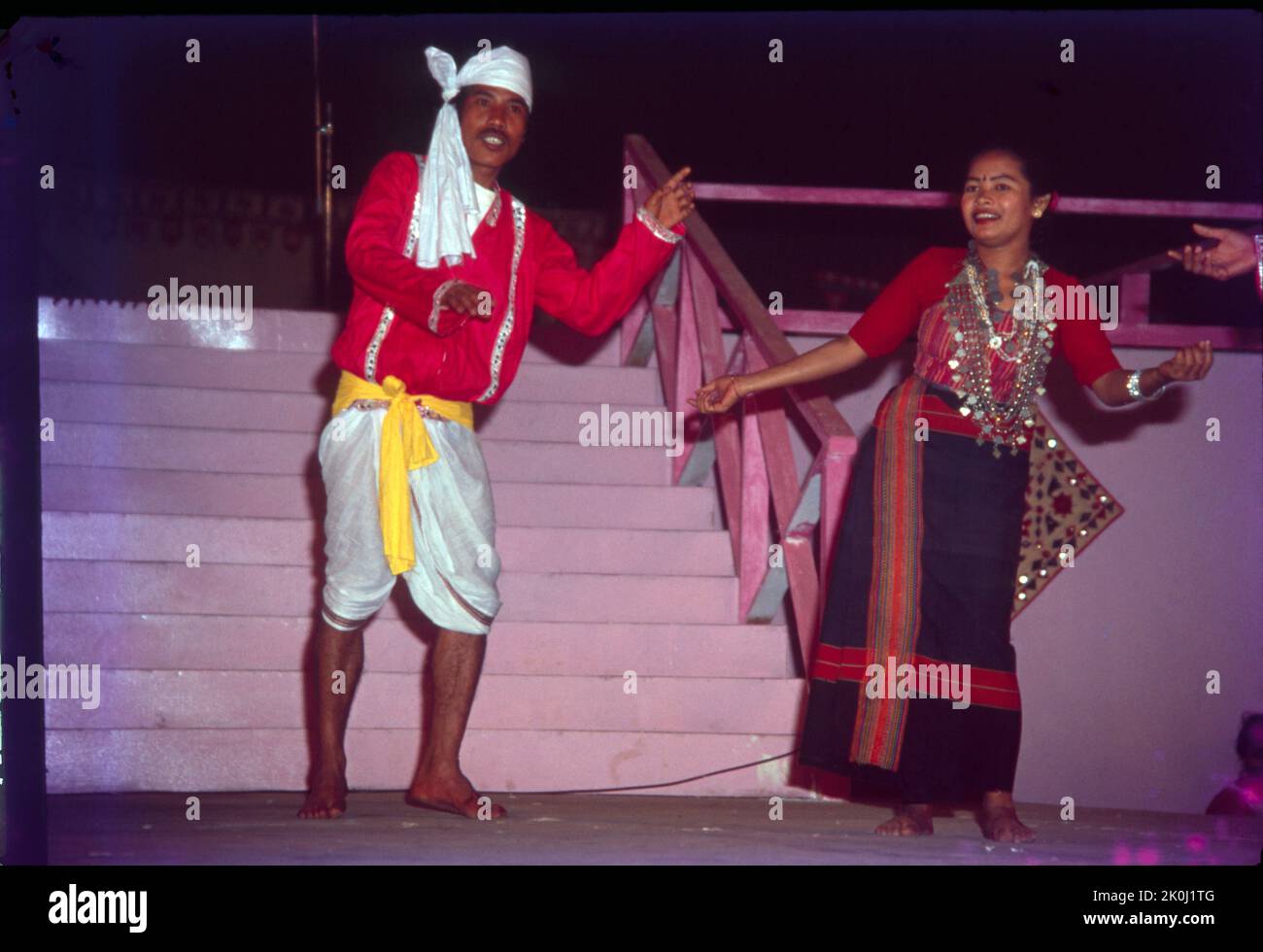 Bihu Dance, Folk Dance, Assam Stock Photo - Alamy