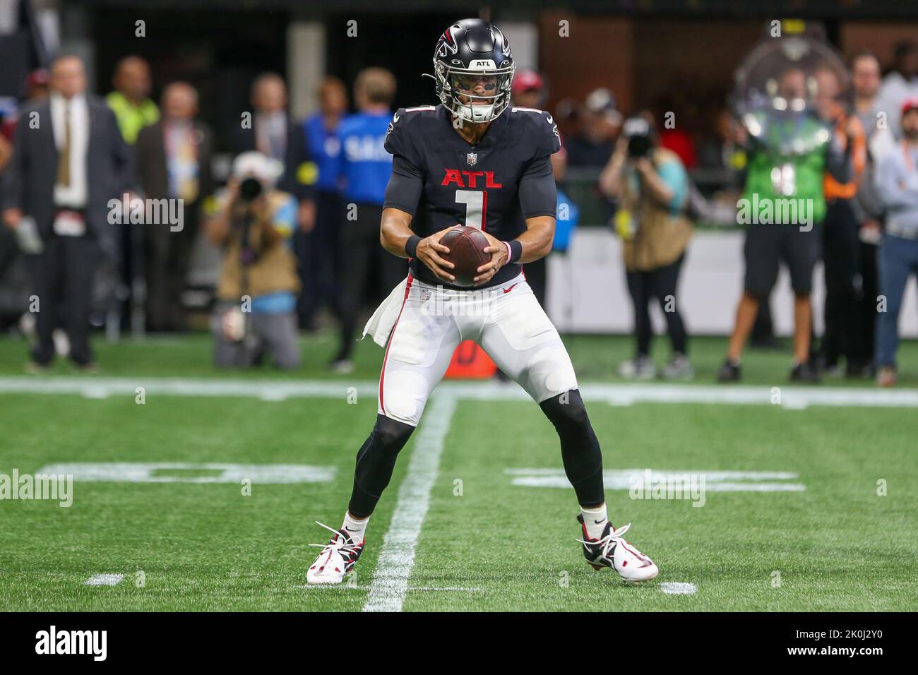Marcus mariota falcons 2022 hi-res stock photography and images - Alamy