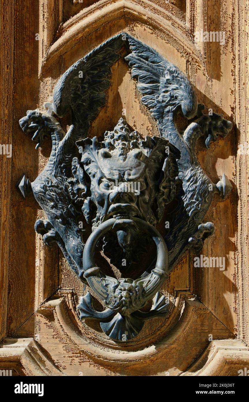 Door a heavy wooden door in spain hi-res stock photography and images ...