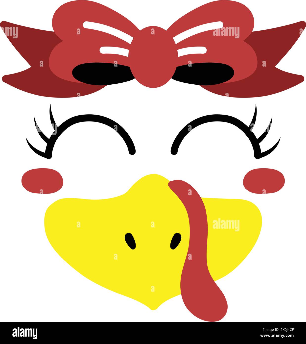 Hand Drawn turkey face illustration isolated on background Stock Vector ...