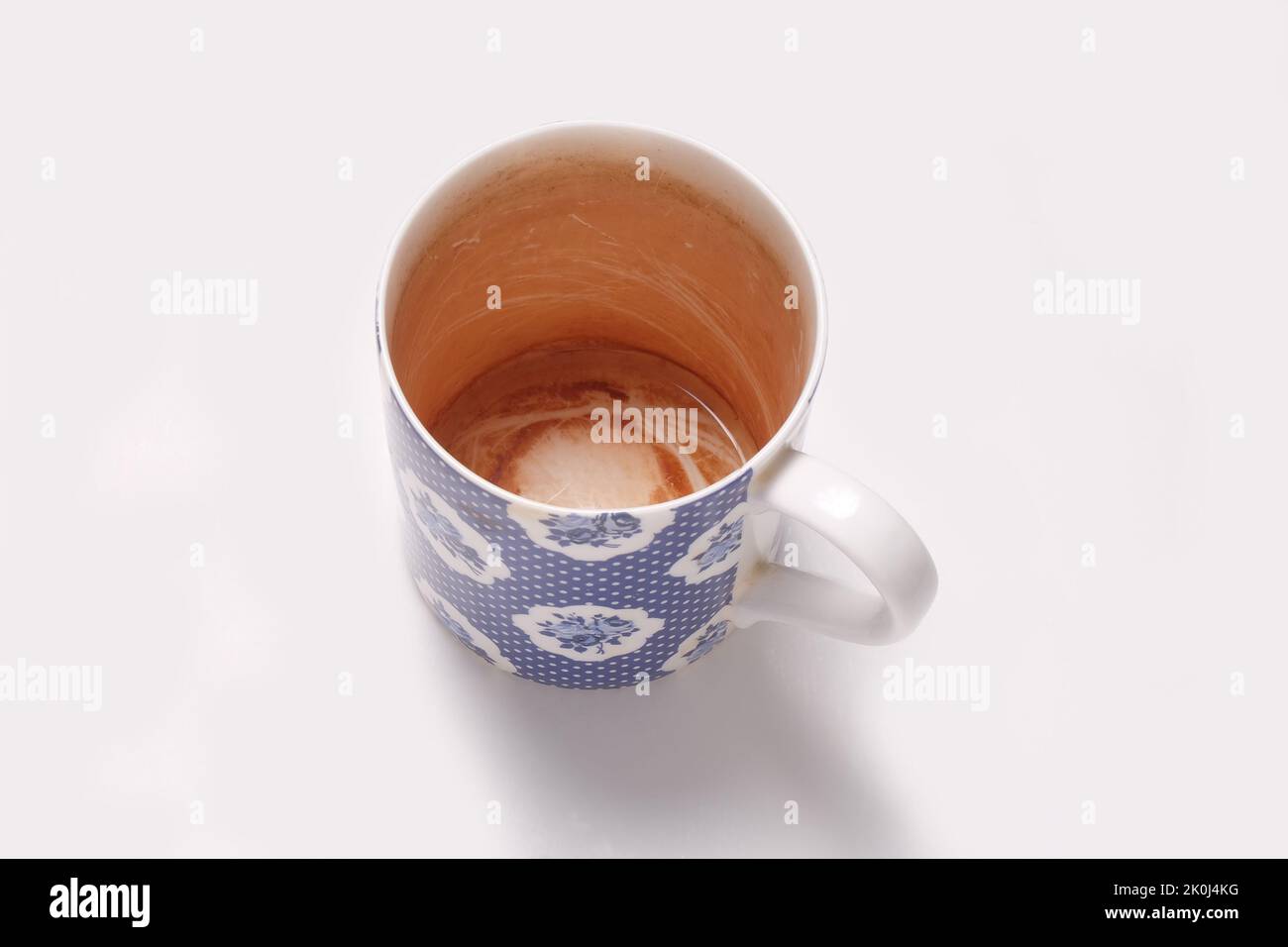 mug which is stained inside from tea Stock Photo - Alamy