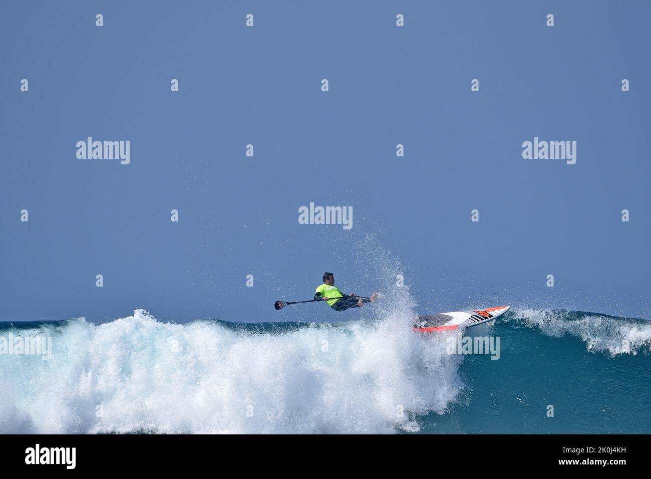 Stand Up Paddle Boarders Stock Photo - Alamy