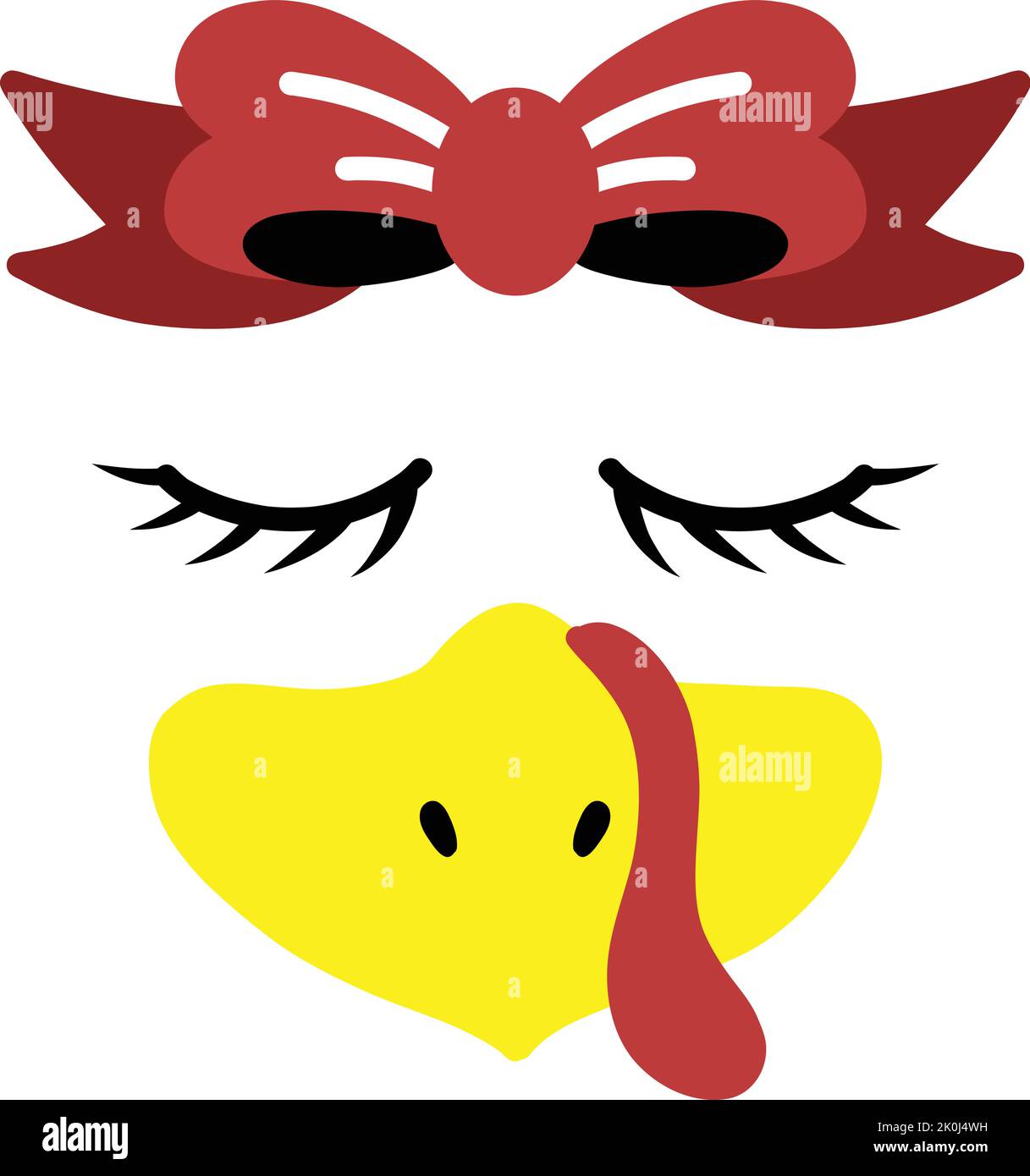 Hand Drawn turkey face illustration isolated on background Stock Vector ...