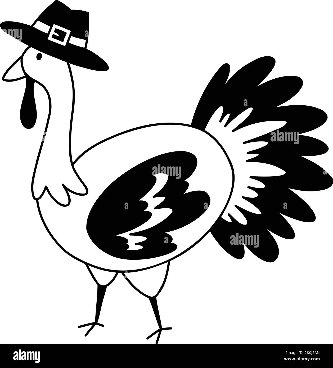 Featherless Turkey Clip Art