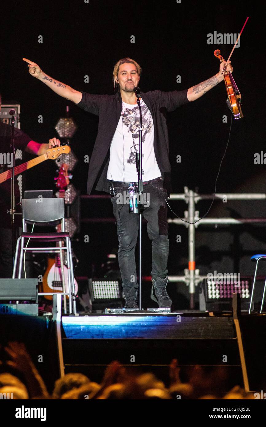 Milan Italy. 11 September 2022. The German violinist David Christian Bongartz known on stage as ...