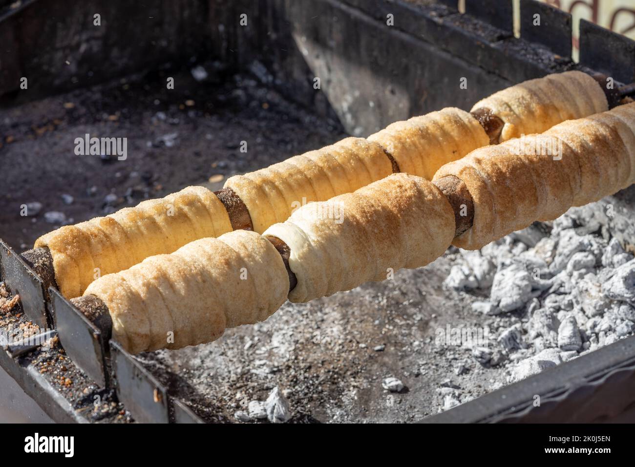 Trdelnik is a traditional Czech pastry Stock Photo - Alamy