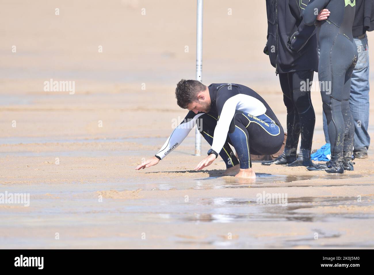 Stand Up Paddle Boarders Stock Photo - Alamy