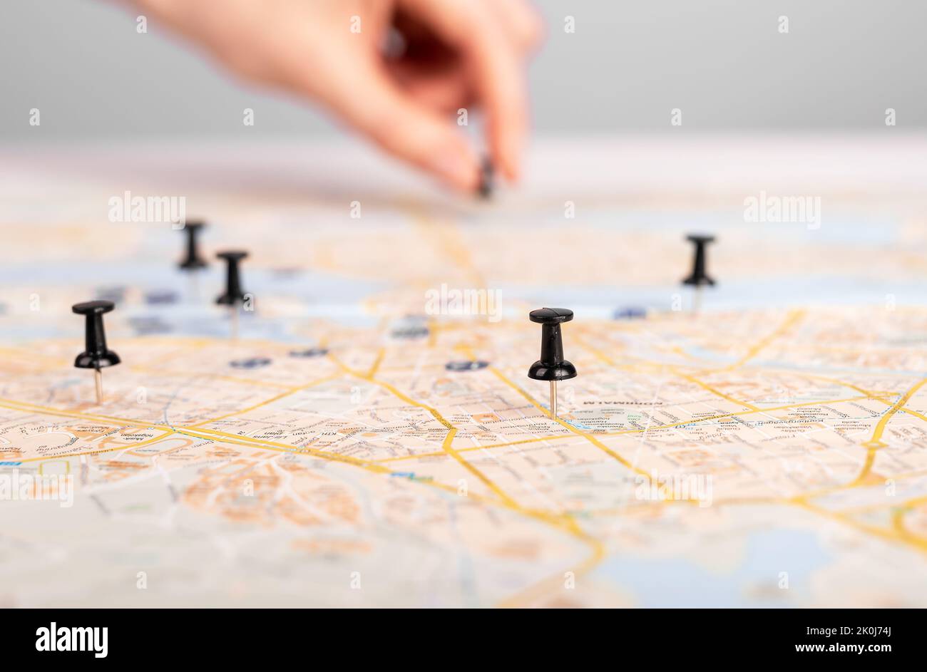 Roadmap and itinerary hi-res stock photography and images - Alamy