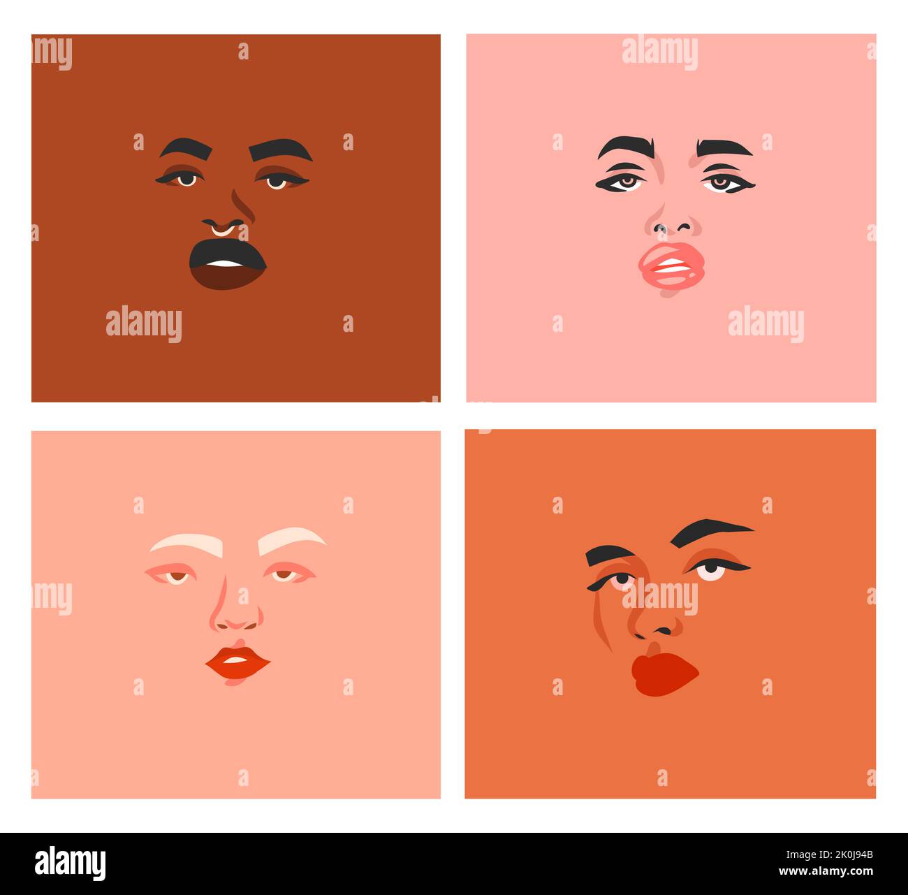 Hand drawn vector abstract clipart modern graphic contemporary ...