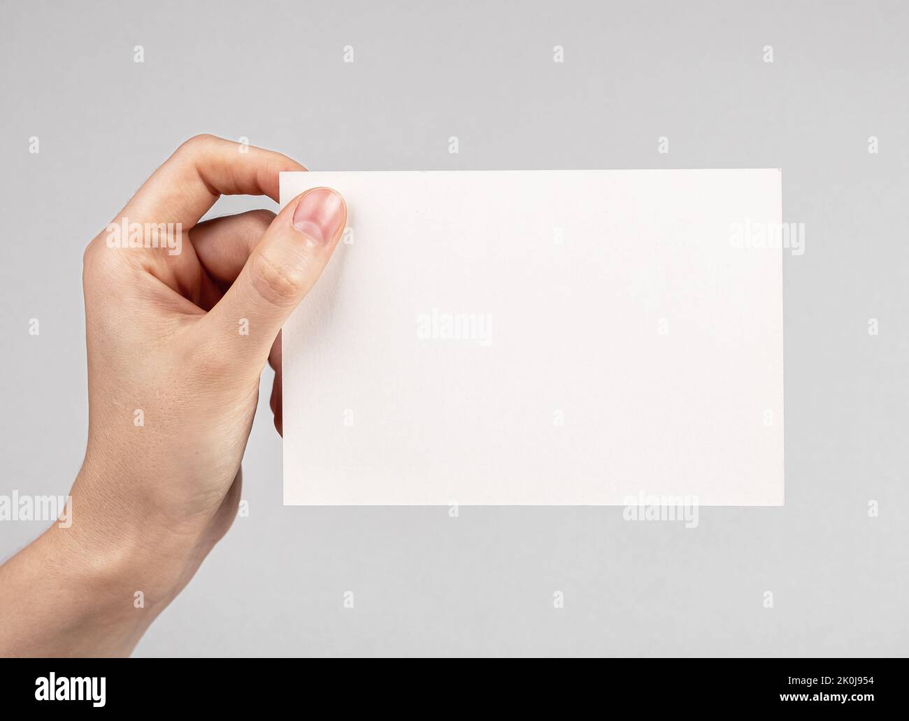 Hand Holding Card High Resolution