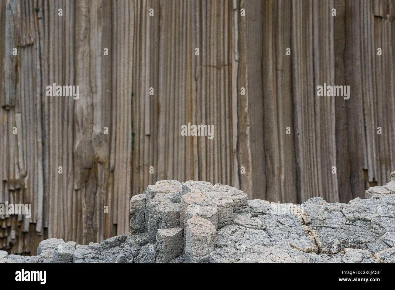 natural background, volcanic columnar jointed basalt Stock Photo - Alamy