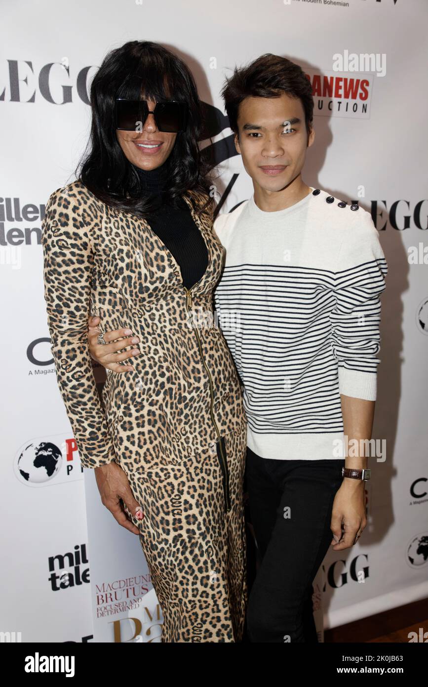 Paris, France. 9th Sep, 2022. A guest and Jeremy Bellet attend the ...