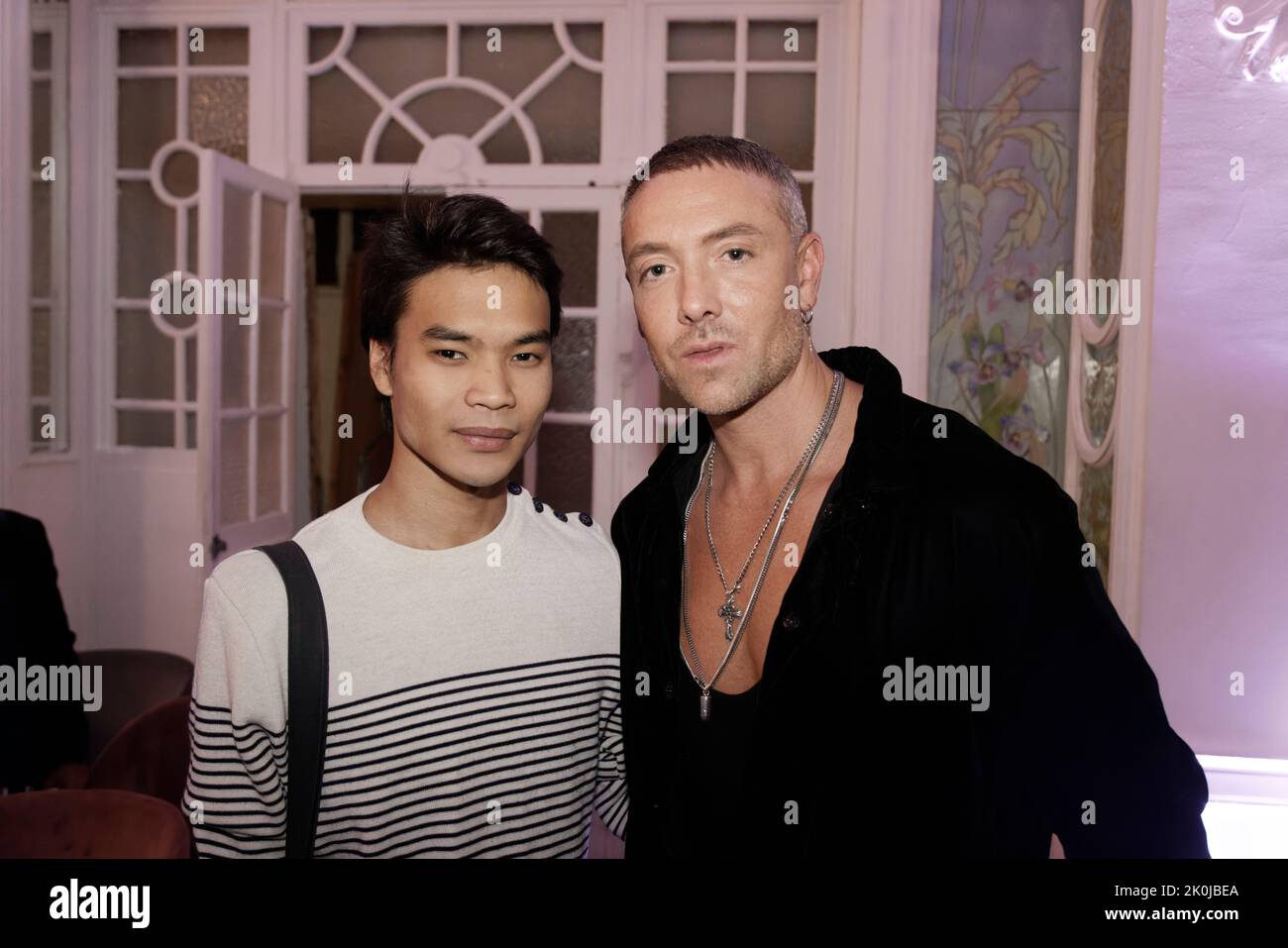 Paris, France. 9th Sep, 2022.Jeremy Bellet and Maxime Dereyemetz attend ...