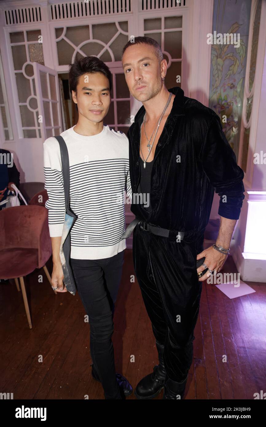 Paris, France. 9th Sep, 2022.Jeremy Bellet and Maxime Dereyemetz attend ...