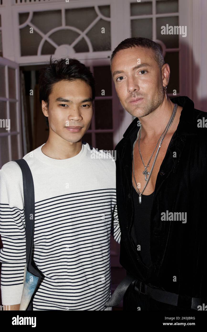 Paris, France. 9th Sep, 2022.Jeremy Bellet and Maxime Dereyemetz attend ...