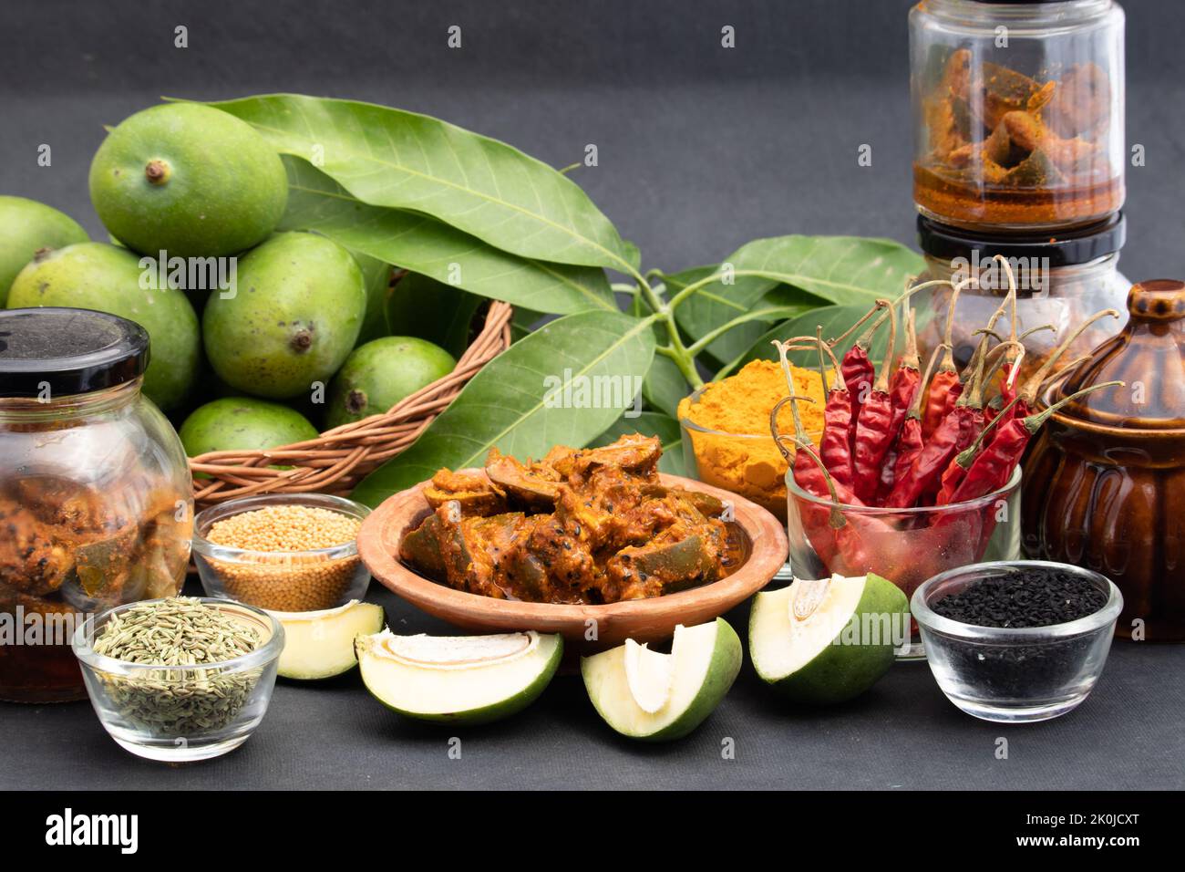 Mango Pickle Also Called Aam Ka Achar, Sookha Kairi, Chatpata Loncha Is ...