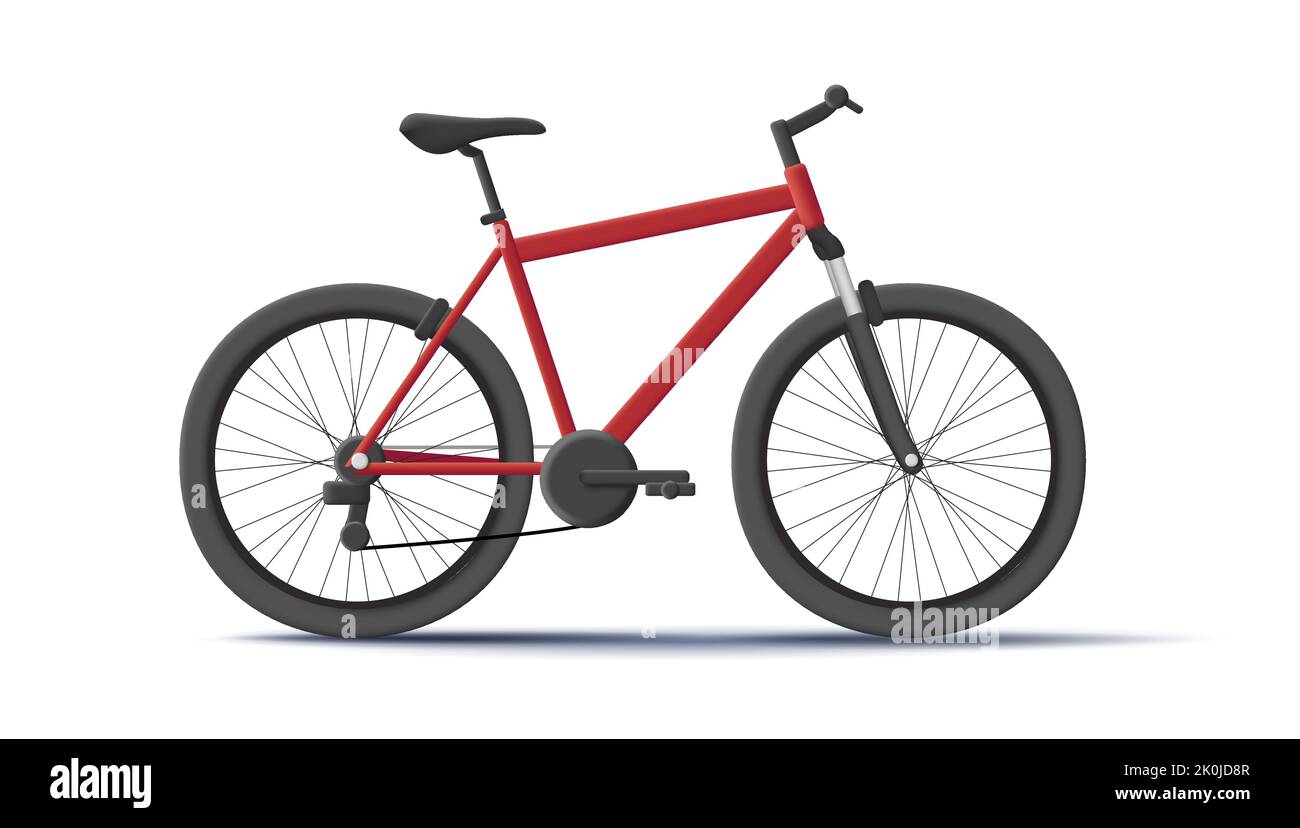 Black red 3d realistic Stock Vector Images - Alamy