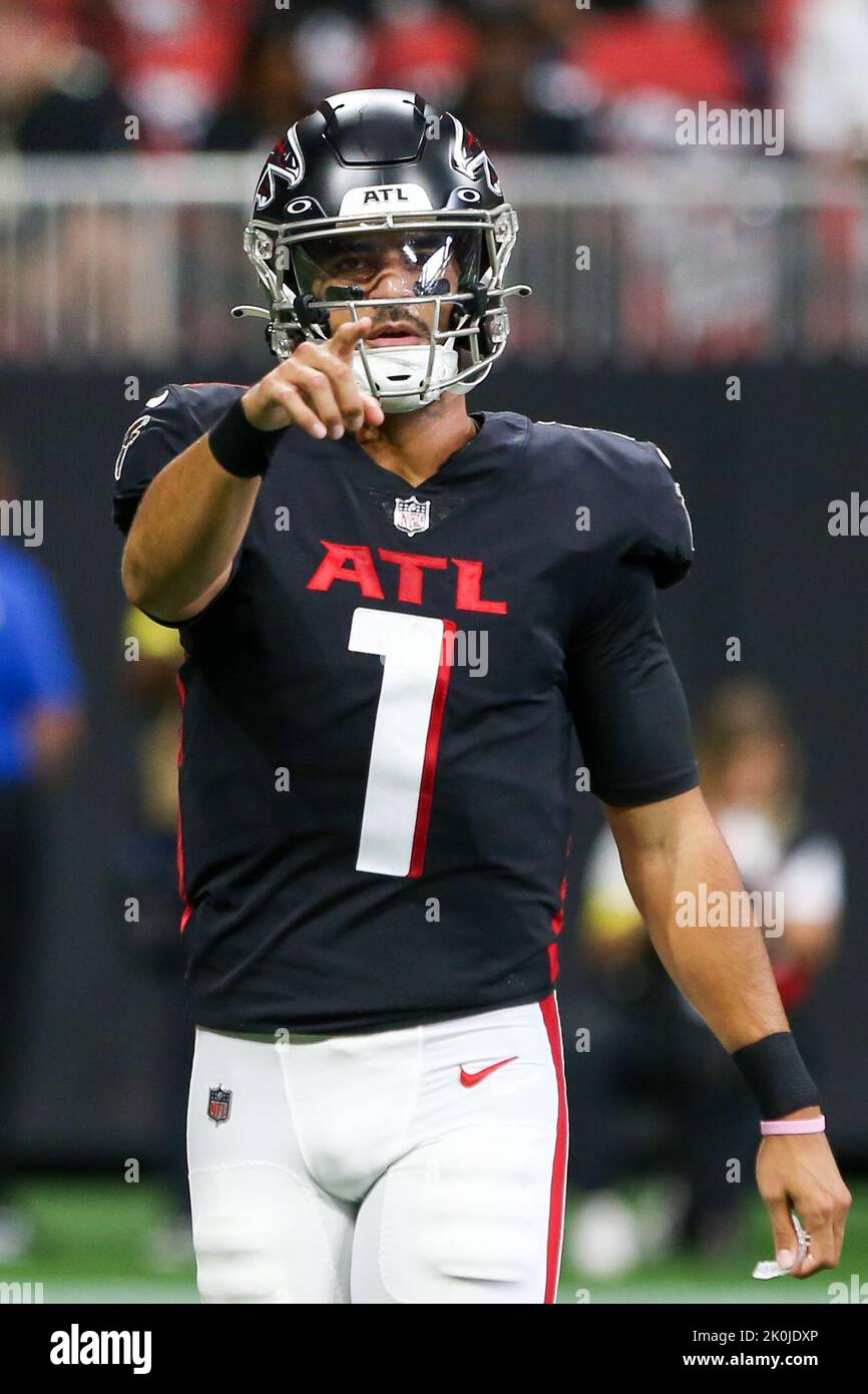 Atlanta, Georgia, USA. 11th Sep, 2022. Atlanta Falcons quarterback ...