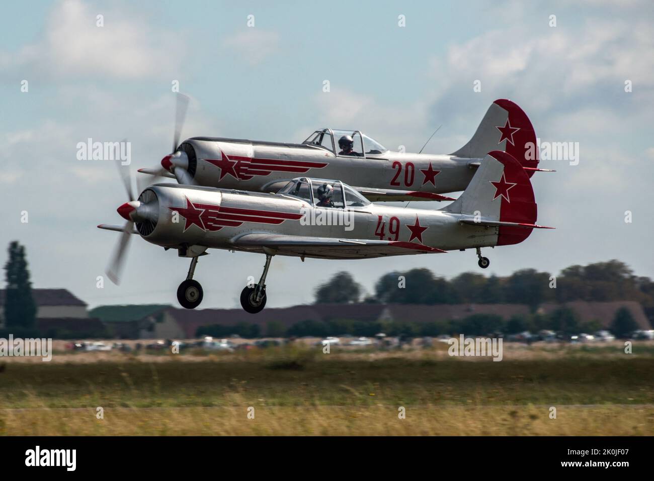 Meeting Air Legend at Melun Villaroche aerodrome, France, on September ...