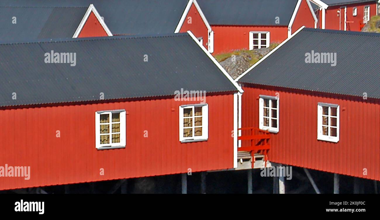 Red rorbu traditional seasonal hi-res stock photography and images - Alamy