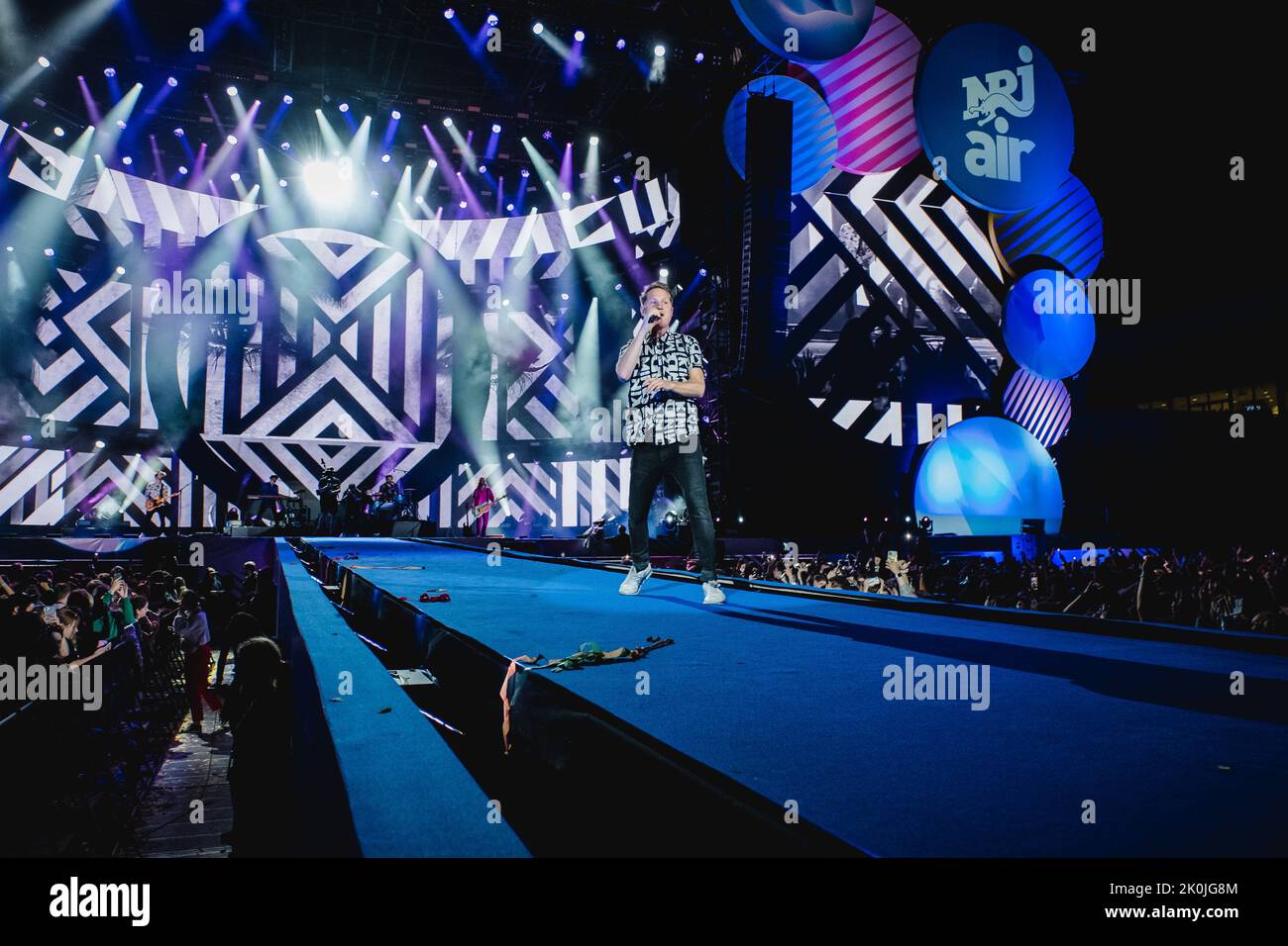 Thun, Switzerland. 10th, September 2022. The Swiss band Hecht performs ...