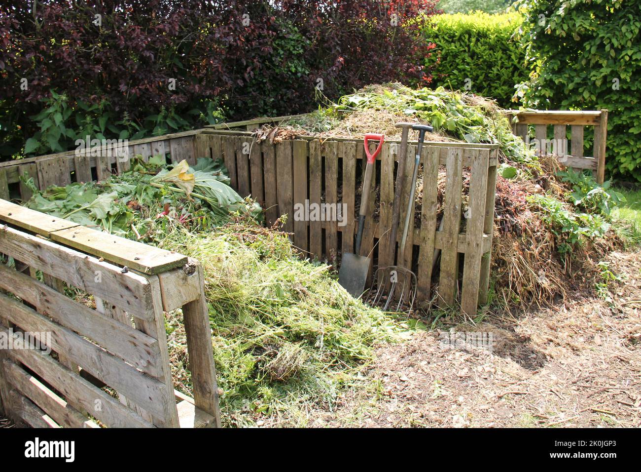 Composting heaps hi-res stock photography and images - Alamy