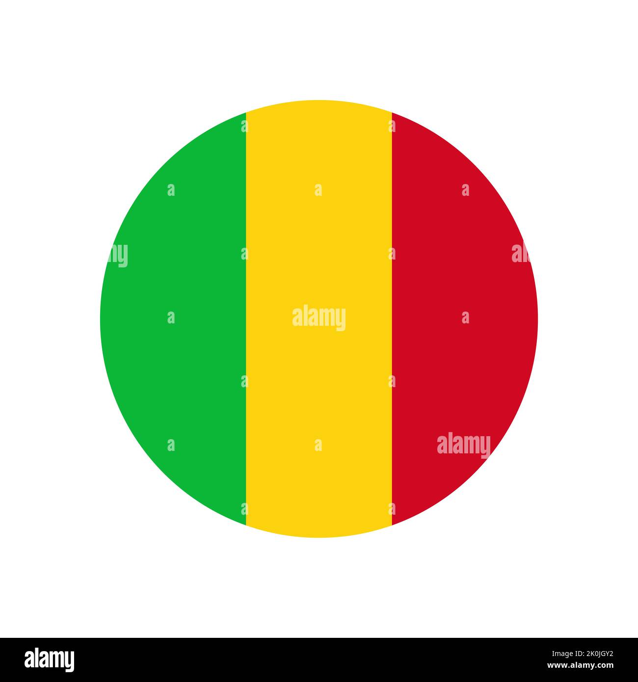 Mali vector flag circle on white background Stock Vector Image & Art ...