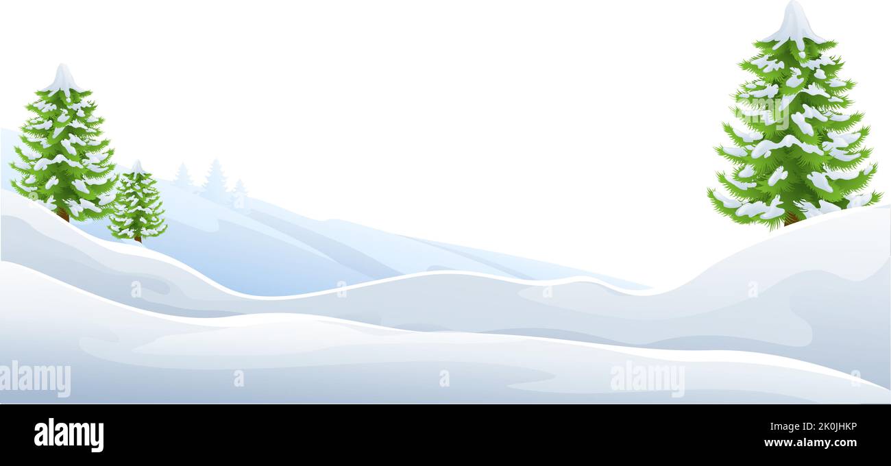Snowy scenes Stock Vector Images - Alamy