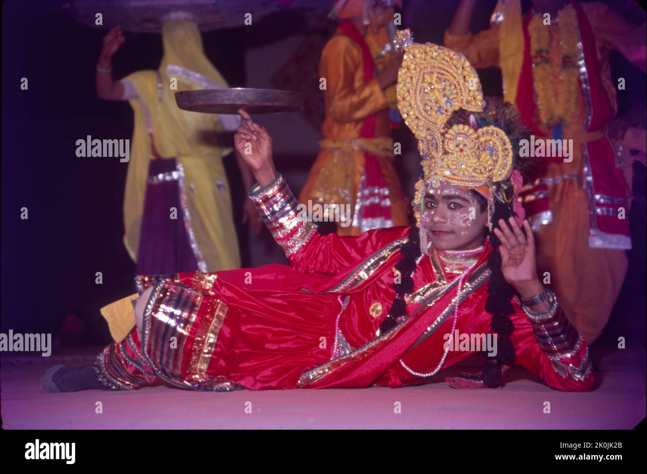 Folk Dance, Utter Pradesh Stock Photo - Alamy