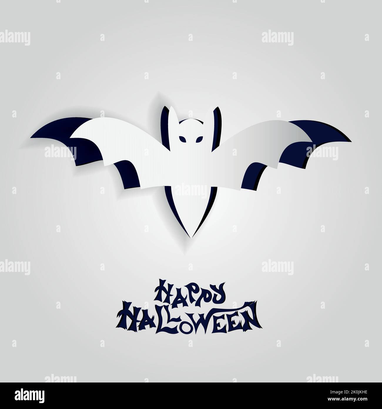 Business card, advertisement or banner for social networks of a bat to ...