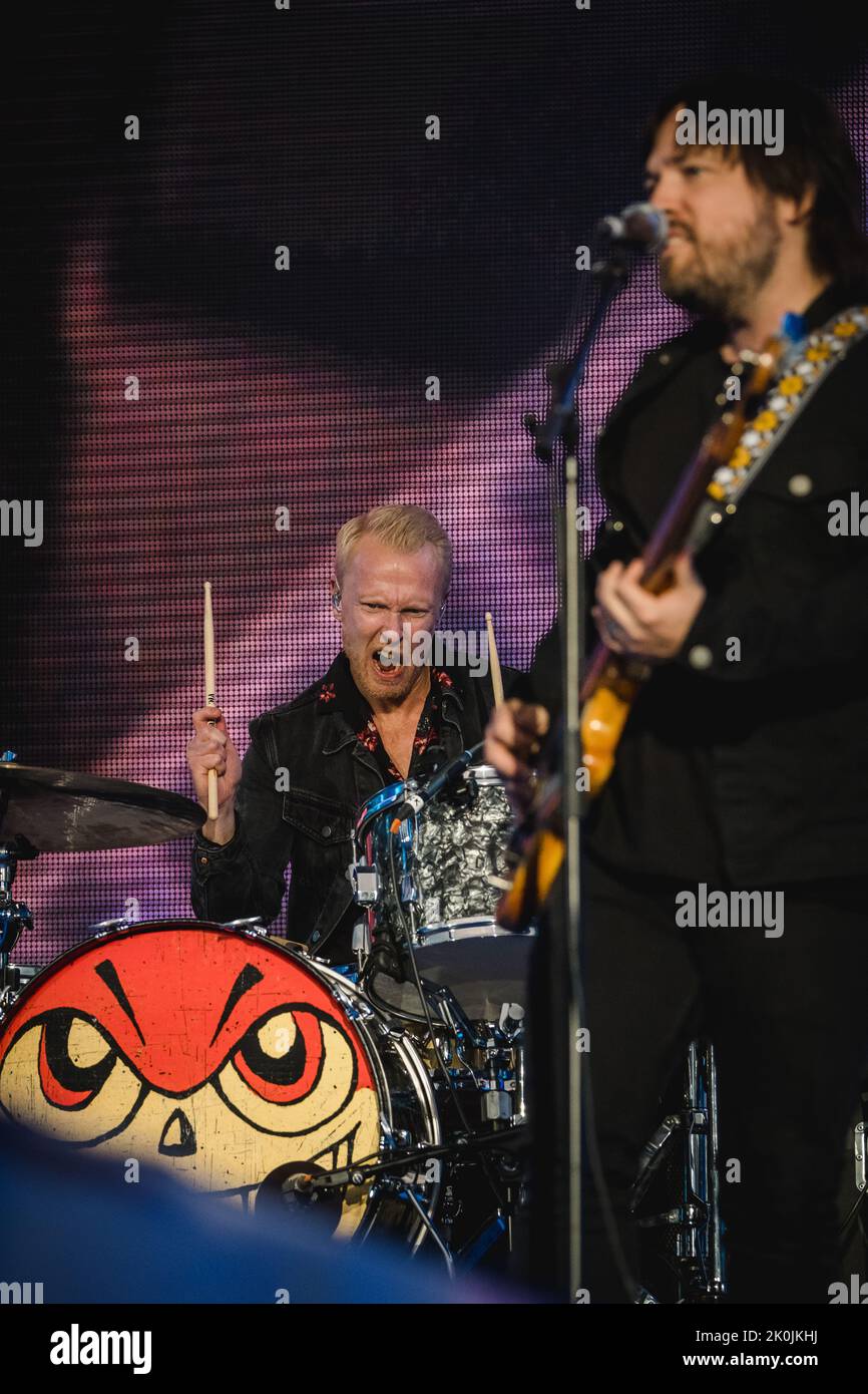 Thun, Switzerland. 10th, September 2022. The Swedish rock band Mando ...