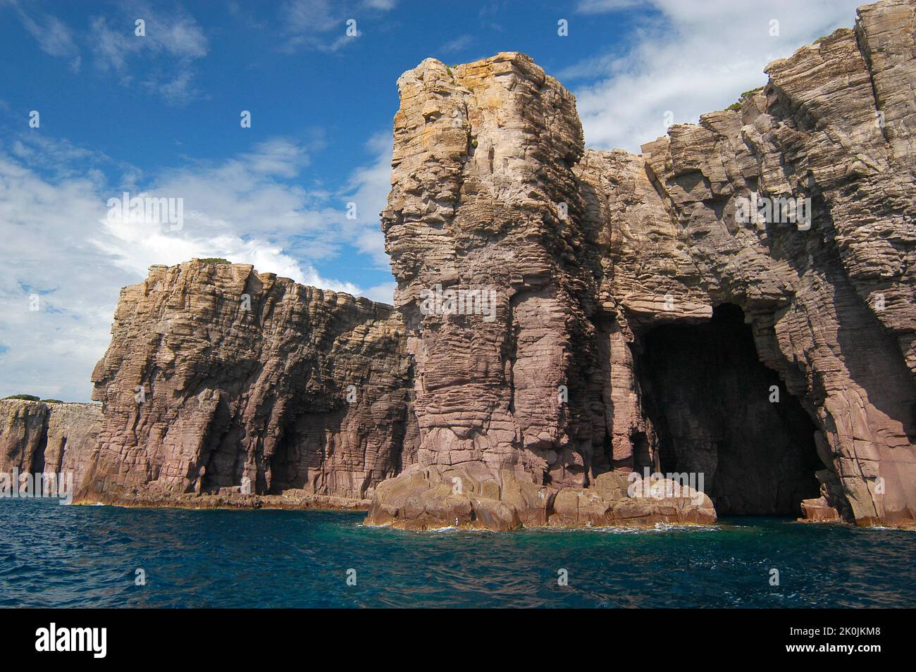La Mezzaluna, Carloforte, San Pietro Island, Sardinia, Italy Stock ...