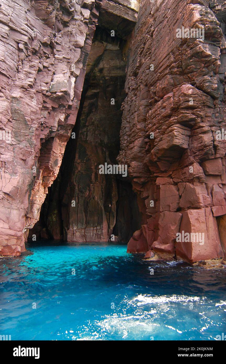 La Mezzaluna, Carloforte, San Pietro Island, Sardinia, Italy Stock ...