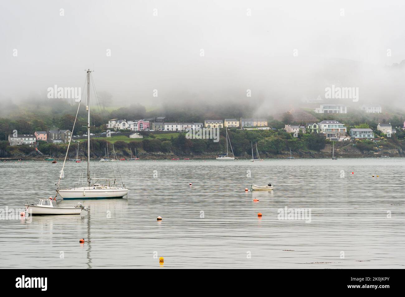 Wet day in irish village hi-res stock photography and images - Alamy