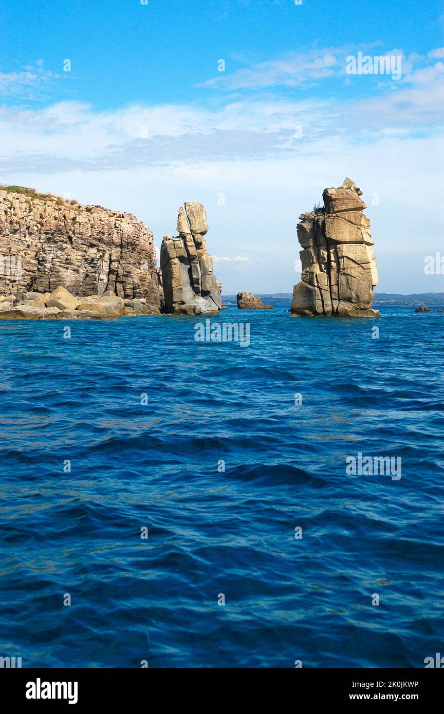 Le Colonne, Carloforte, San Pietro Island, Sardinia, Italy Stock Photo ...