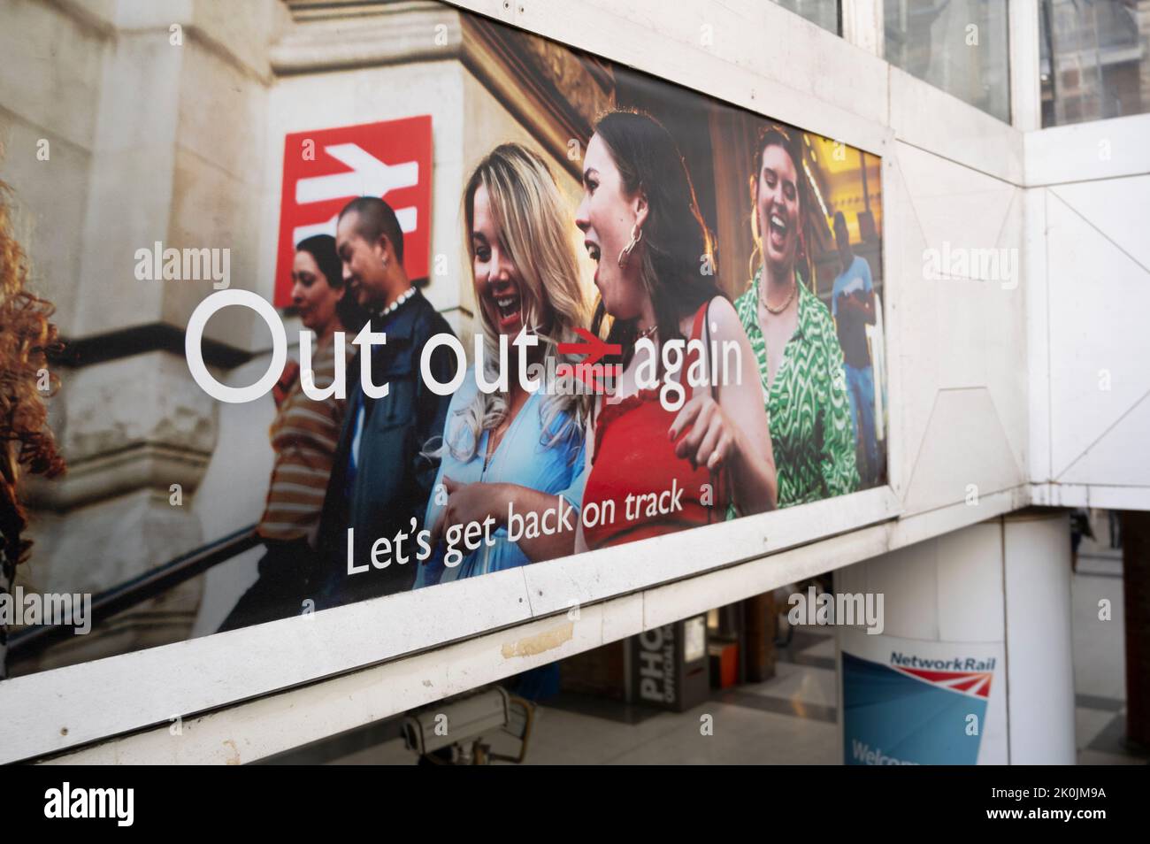 London, England. Liverpool Street station during a strike on the ...