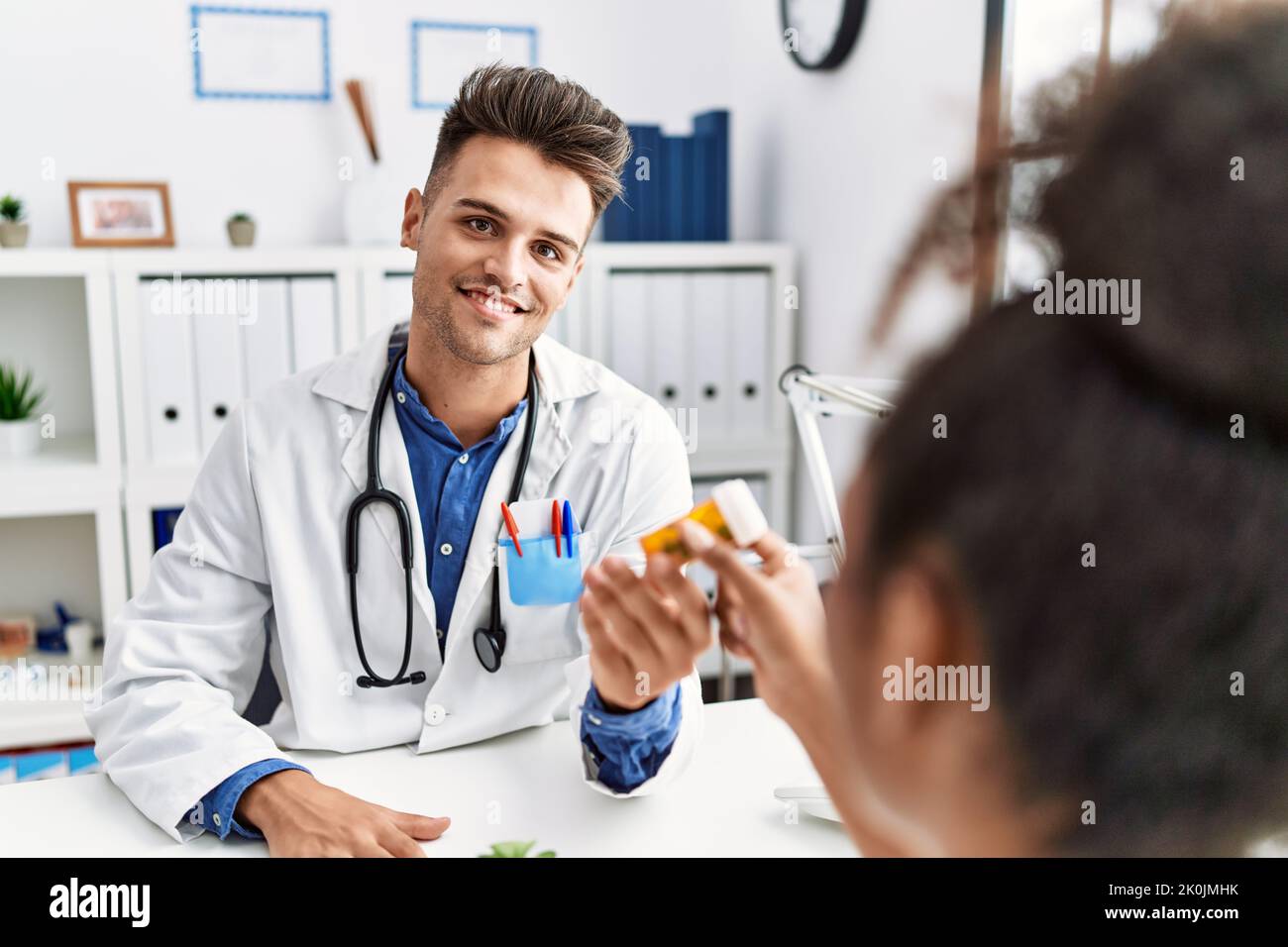 African american man doctor prescribing hi-res stock photography and ...