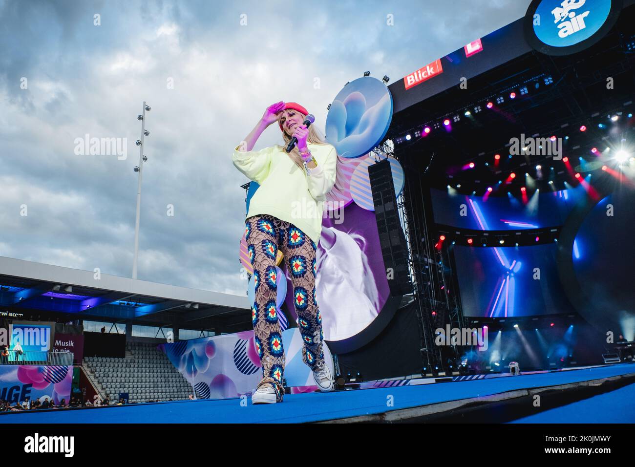 Thun, Switzerland. 10th, September 2022. The Canadian Laurell singer ...