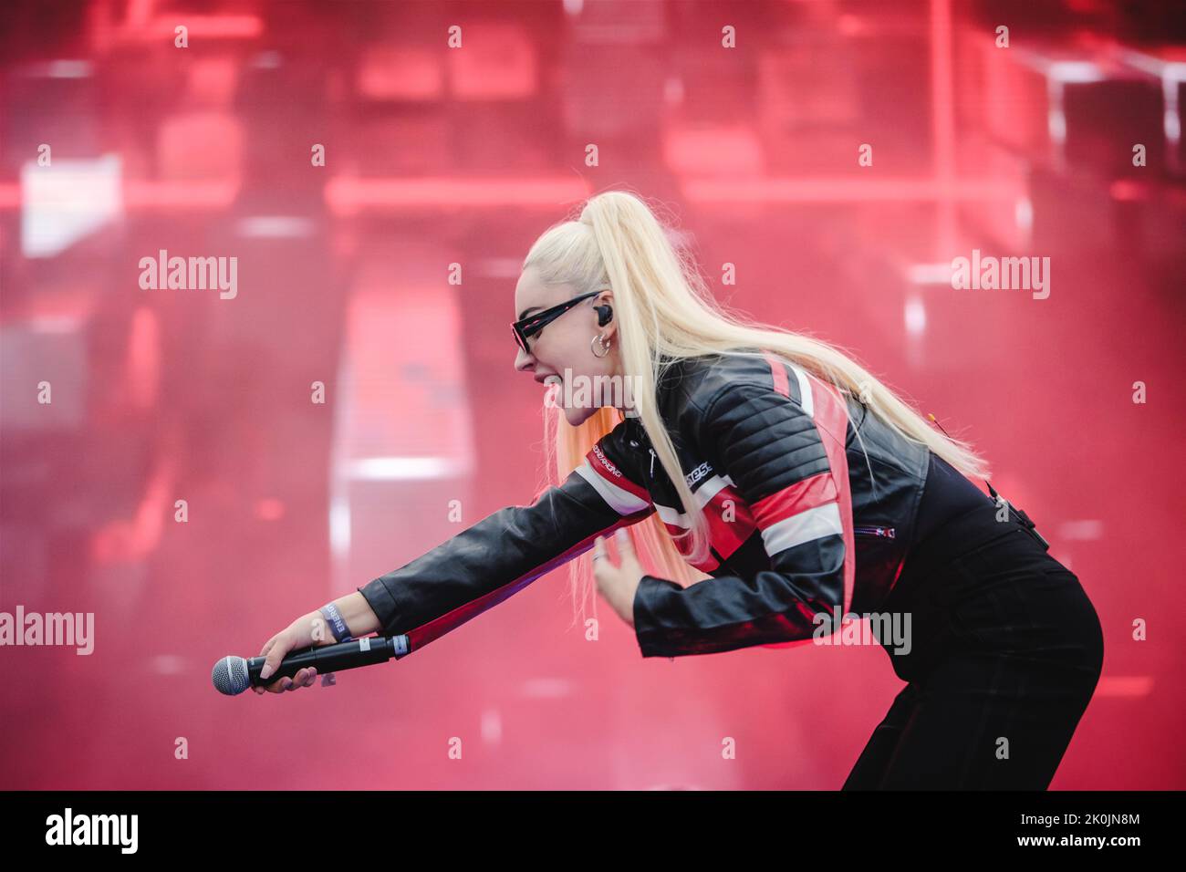 Thun, Switzerland. 10th, September 2022. The Swiss singer and ...