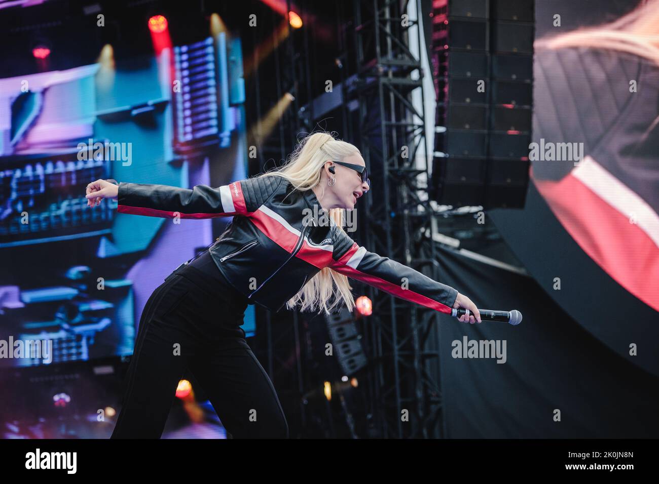 Thun, Switzerland. 10th, September 2022. The Swiss singer and ...
