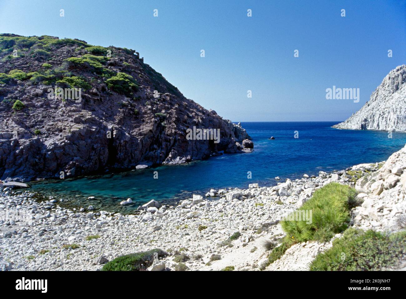 Cala Fico, Carloforte, San Pietro Island, Sardinia, Italy Stock Photo ...