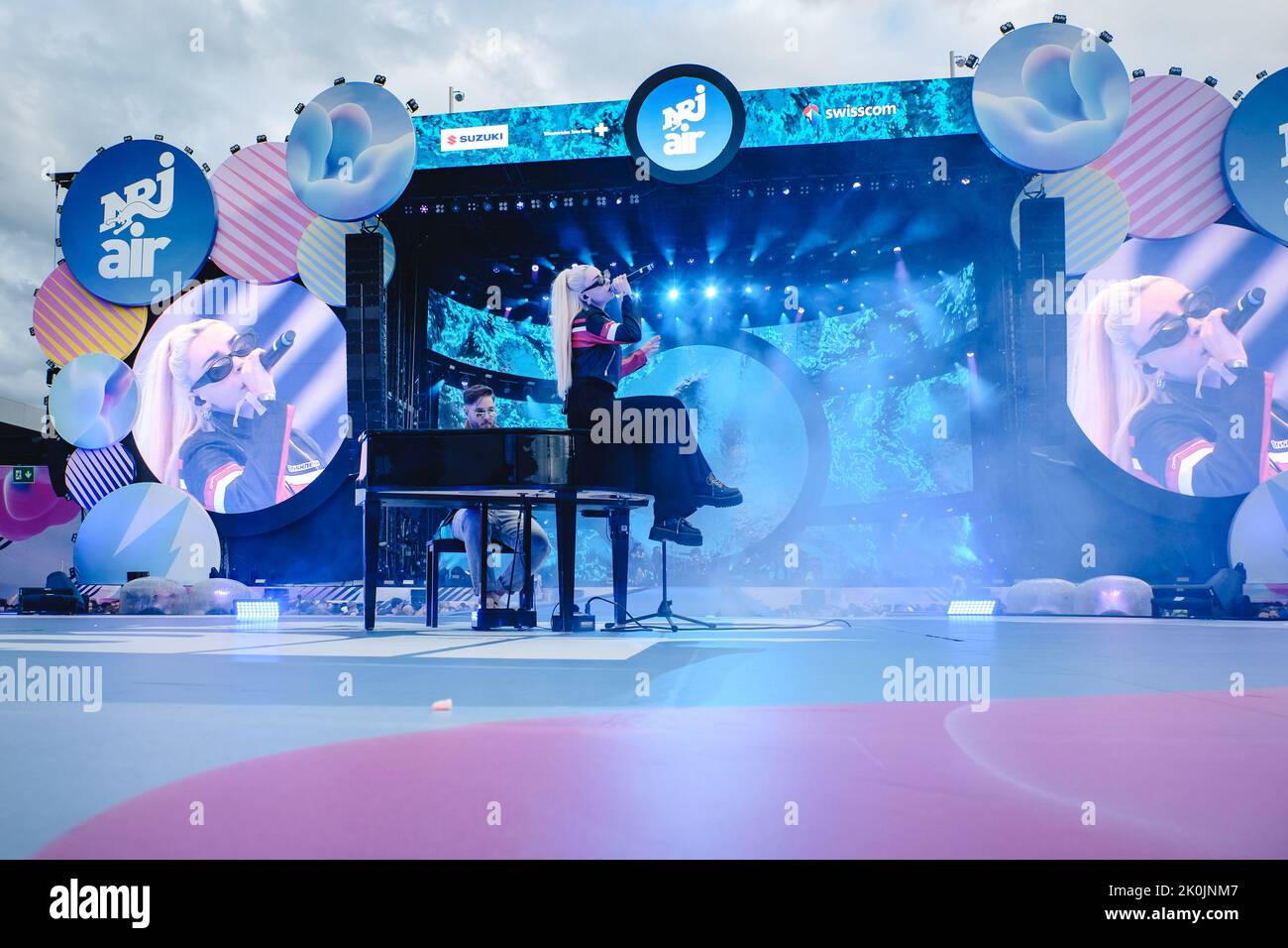 Thun, Switzerland. 10th, September 2022. The Swiss singer and ...