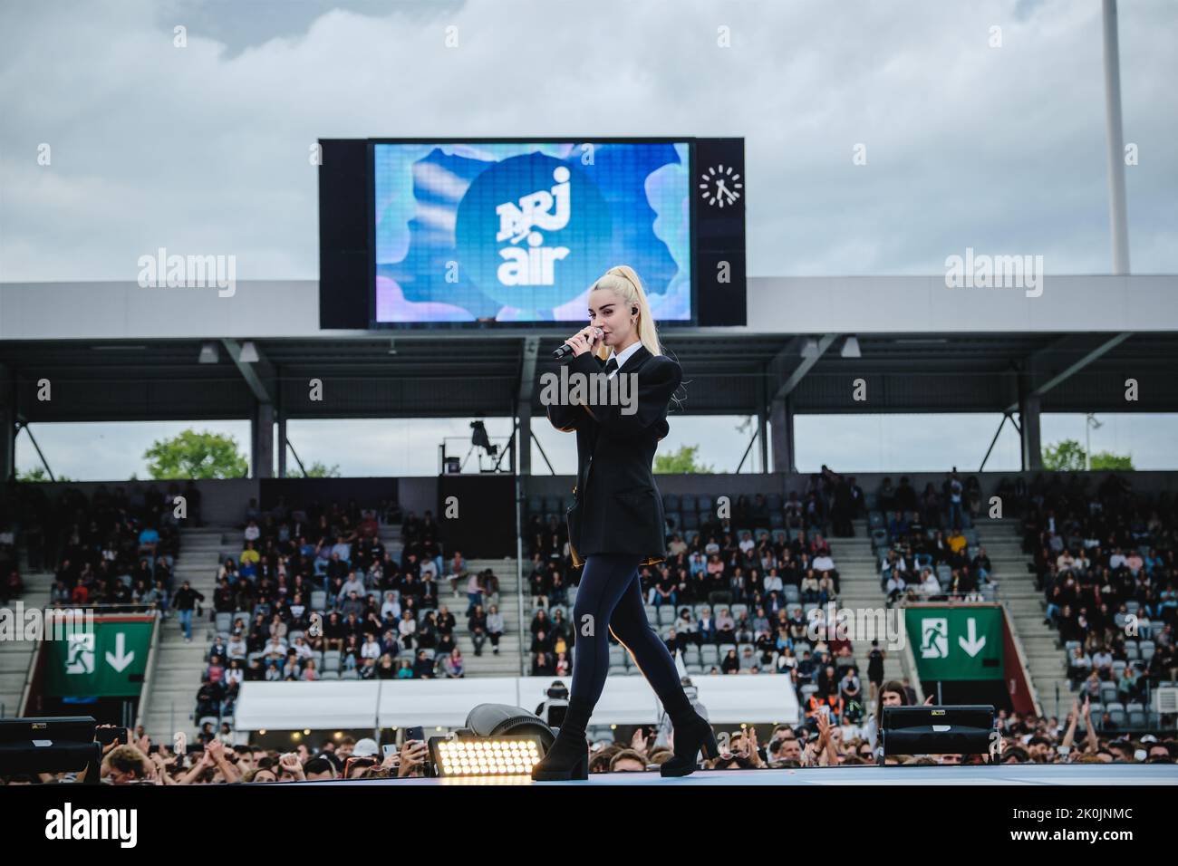 Thun, Switzerland. 10th, September 2022. The Swiss singer and ...