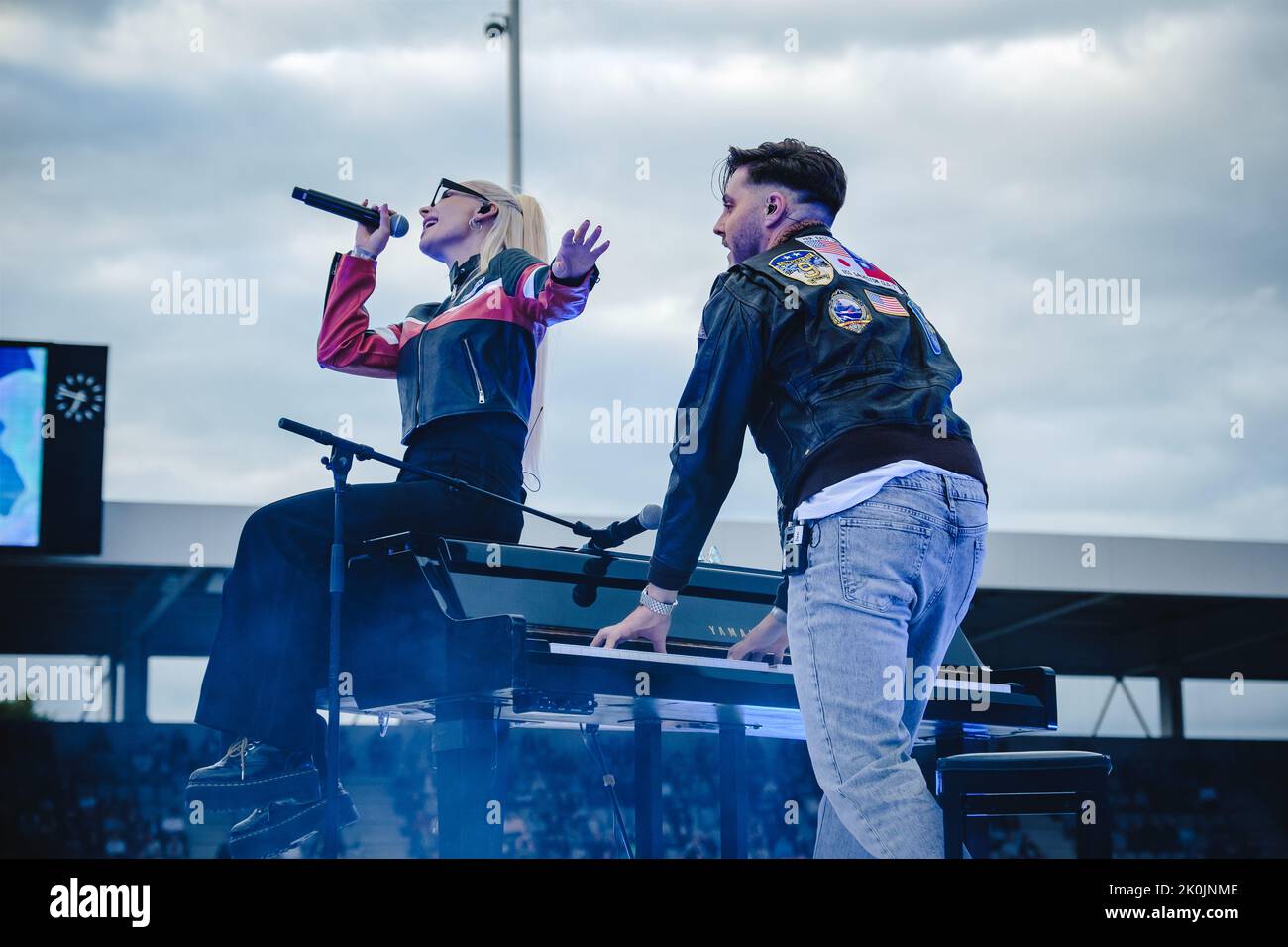 Thun, Switzerland. 10th, September 2022. The Swiss singer and ...