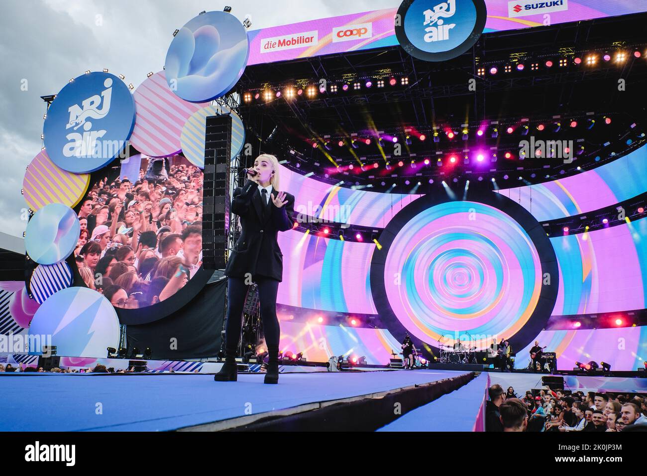 Thun, Switzerland. 10th, September 2022. The Swiss singer and ...