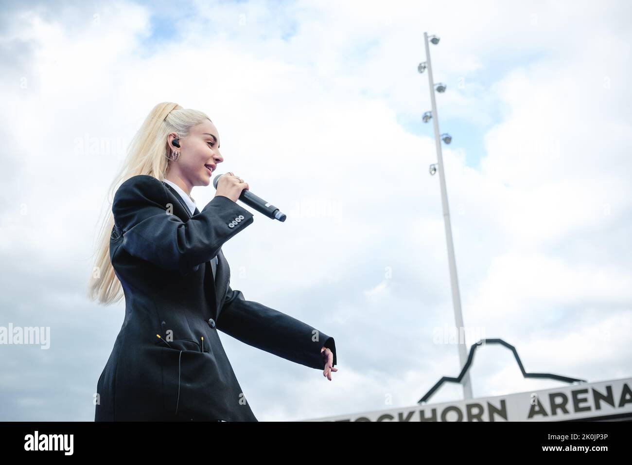 Thun, Switzerland. 10th, September 2022. The Swiss singer and ...