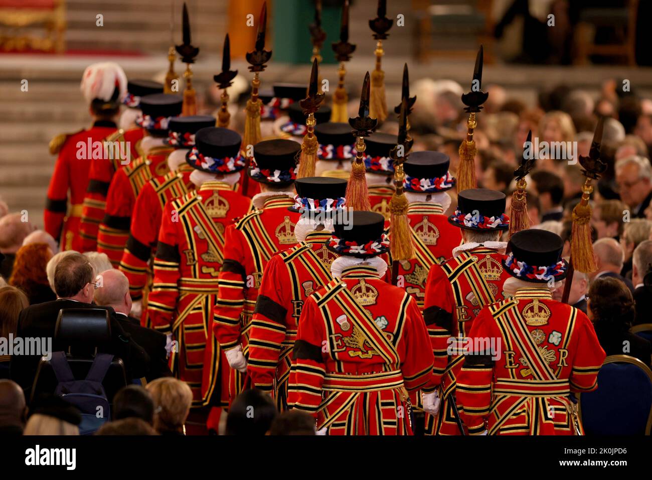 The King's Body Guard of the Yeomen of the Guard ahead of the arrival ...