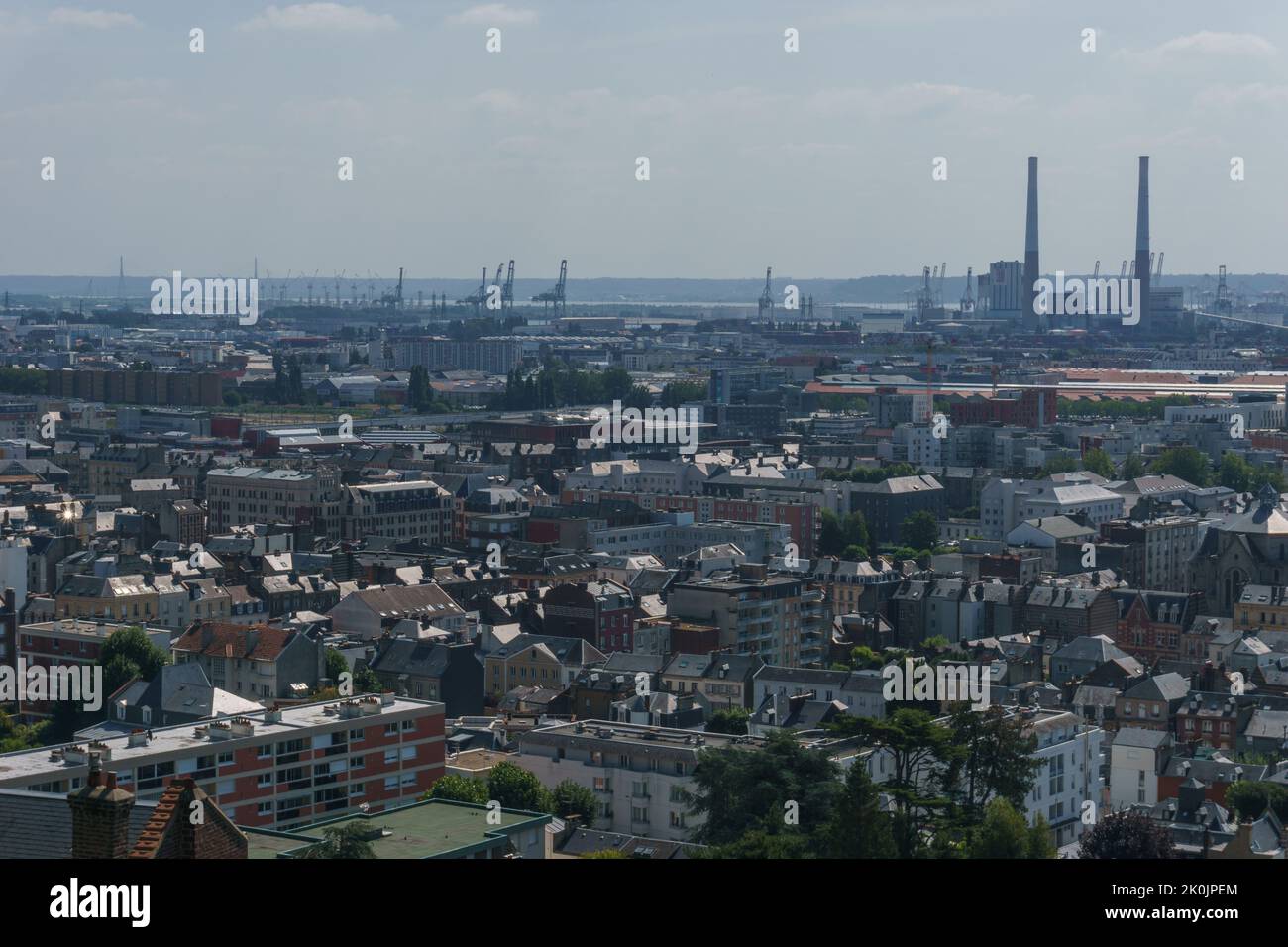 View over the city of Le Havre, Normandy, France Stock Photo - Alamy