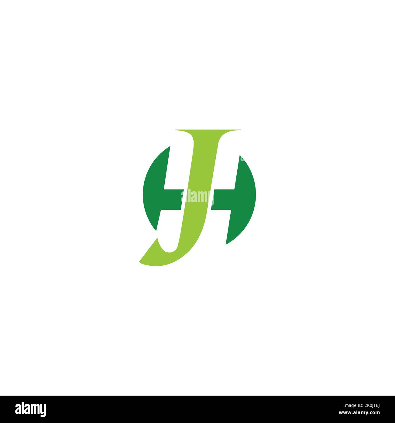 HJ, JH, H AND J Abstract initial monogram letter alphabet logo design ...